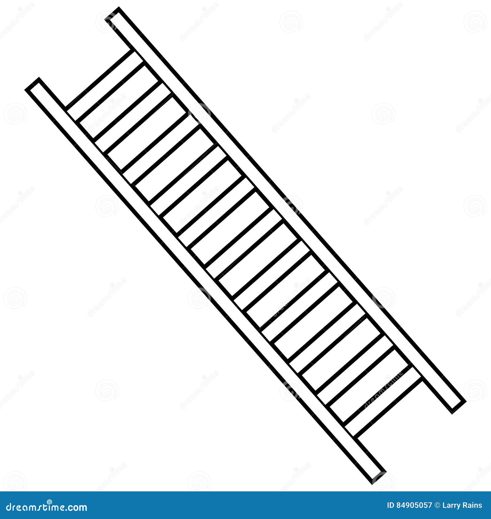 Sapeur-pompier Ladder Illustration Illustration de Vecteur ...