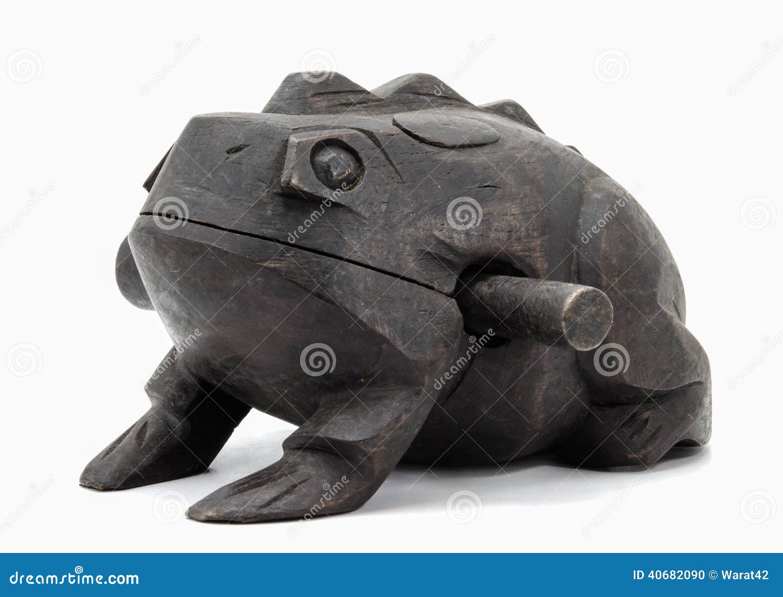 Sapo De Madeira Do Instrumento Musical Foto de Stock - Imagem de sapo ...