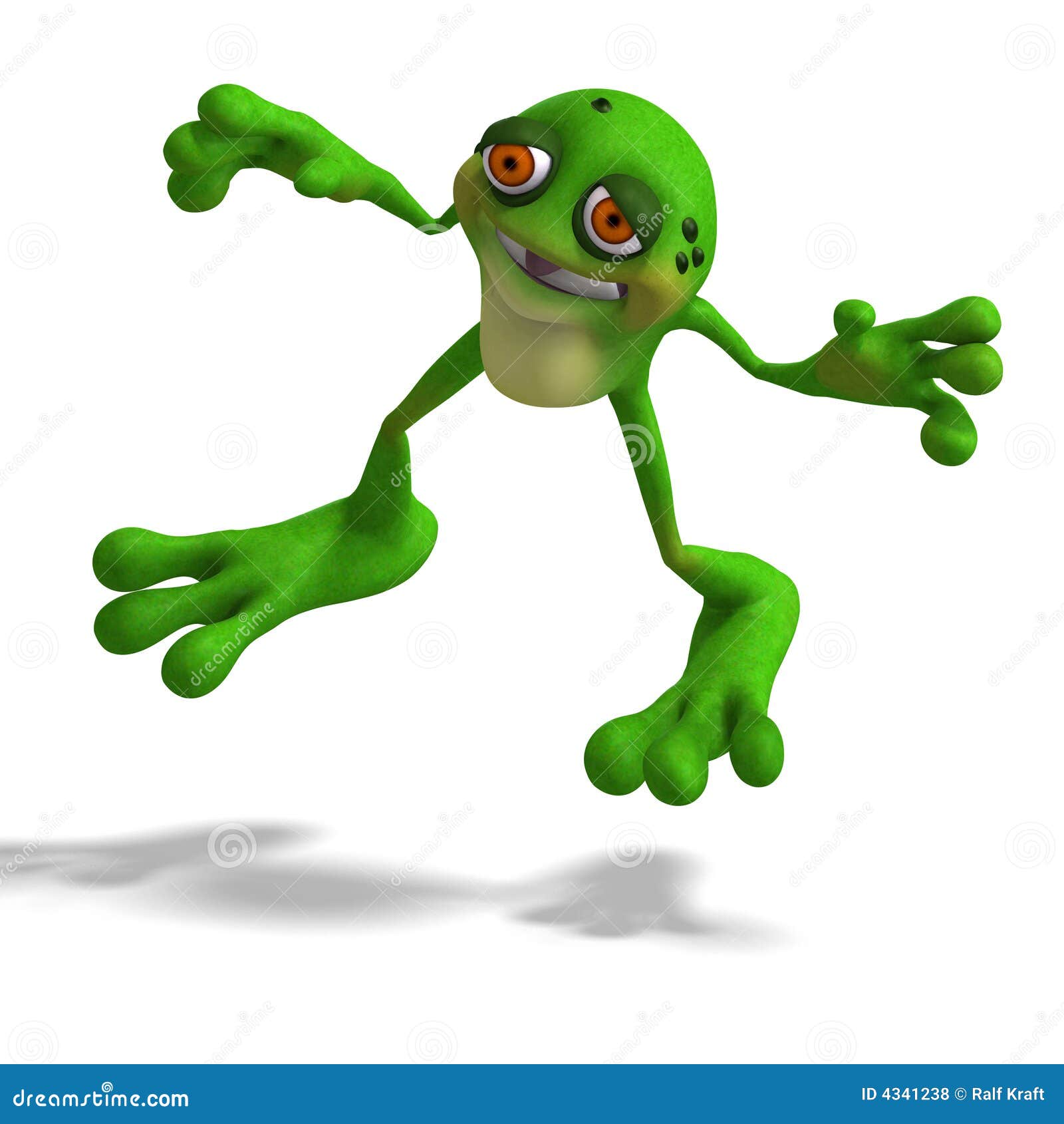 Sapo loco stock de ilustración. Ilustración de desgraciado - 4341238