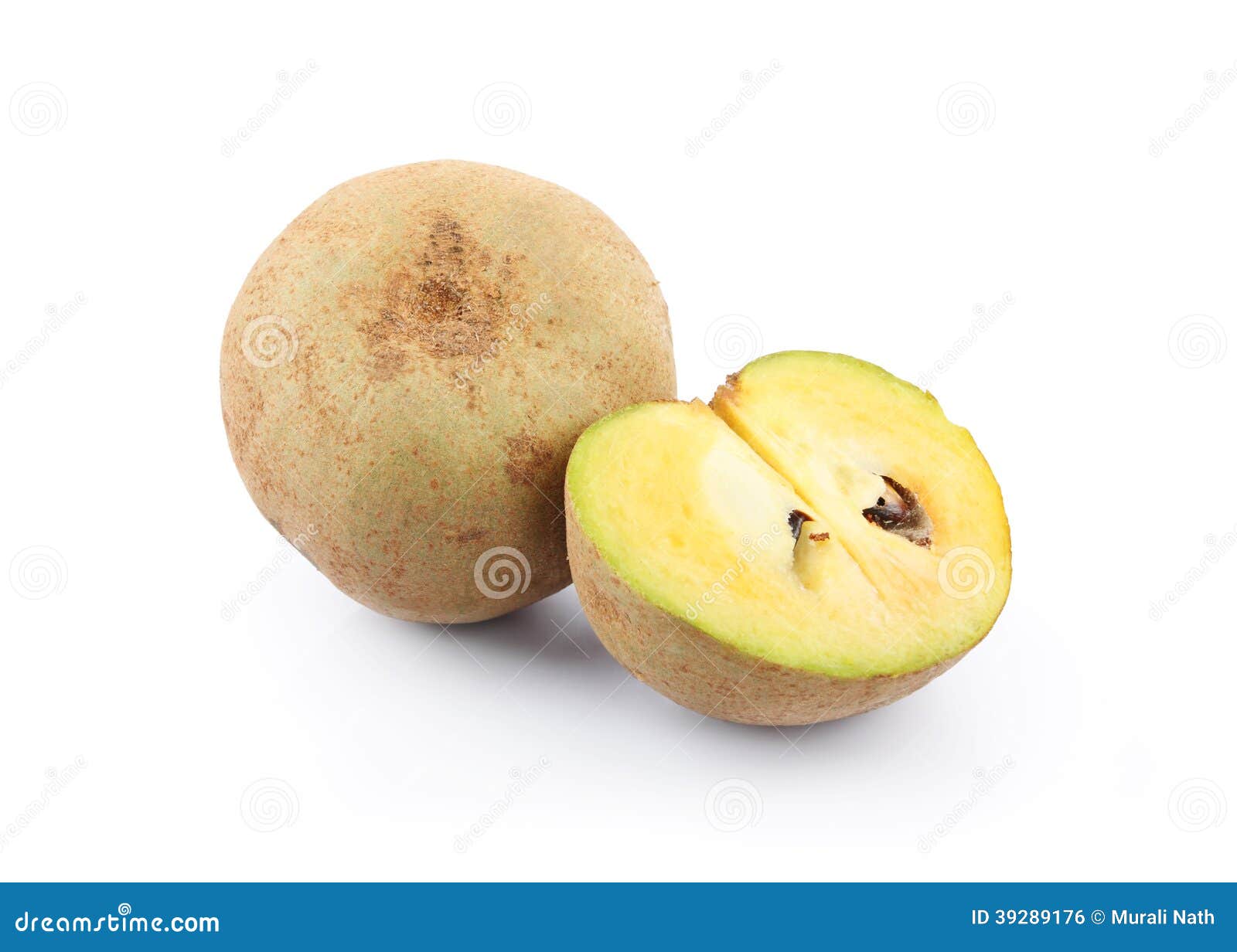 Sapota stock photo. Image of carotene, brown, calcium - 39289176