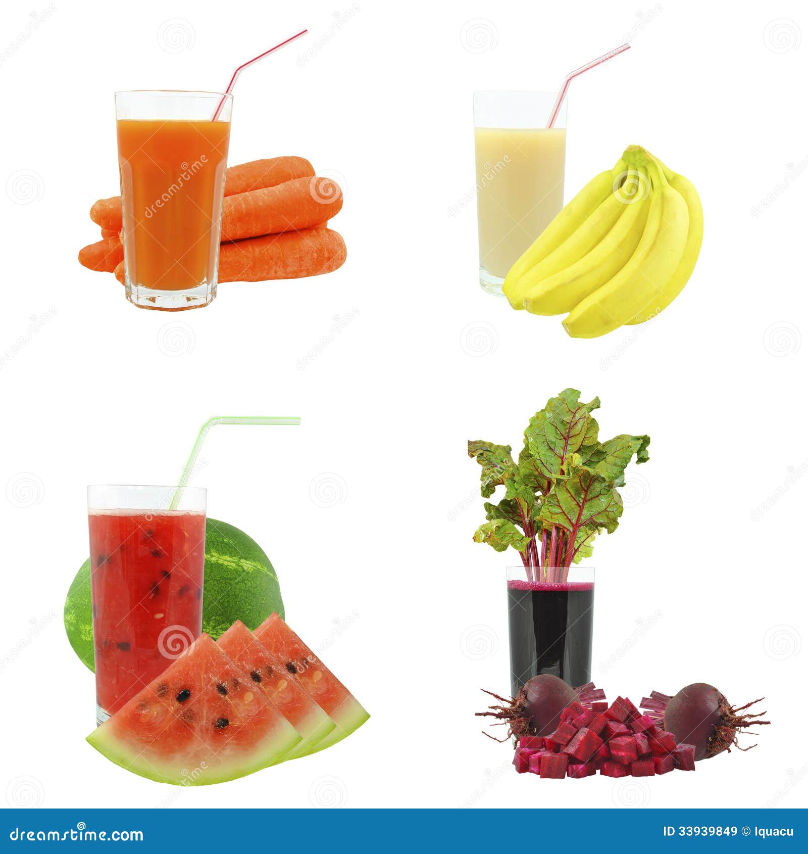 Sappen Van Vruchten En Groenten Stock Afbeelding - Image of koude ...