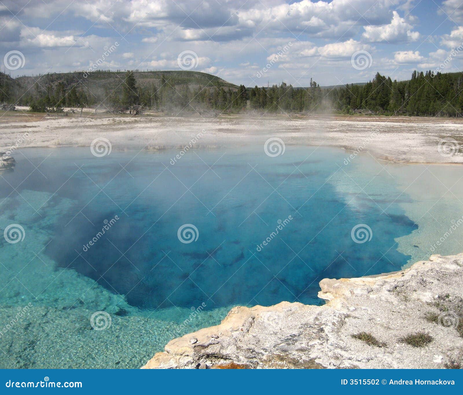 Sapphire Pool stock photo. Image of idaho, outdoors, yellowstone - 3515502