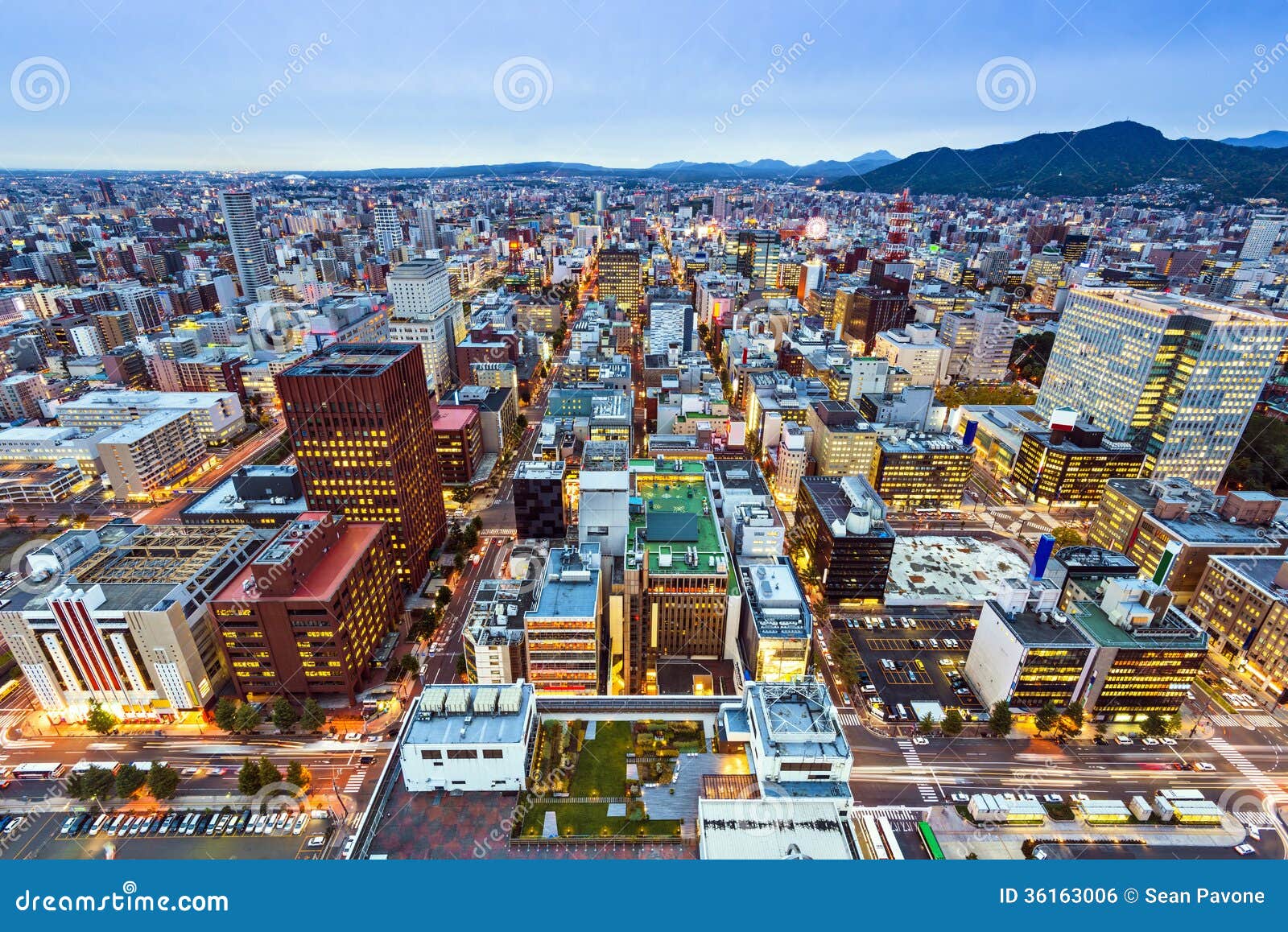 Sapporo Japan stock foto. Image of stijgingen, financieel - 36163006
