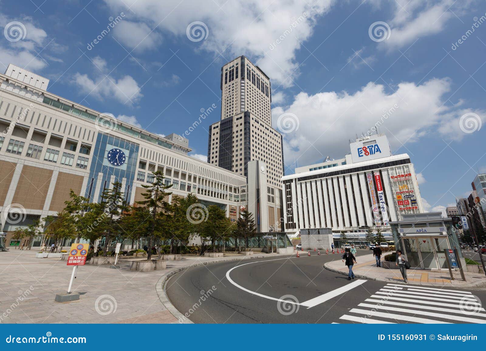 Sapporo Station, Hokkaido, Japan Editorial Photo - Image of pedestrian ...