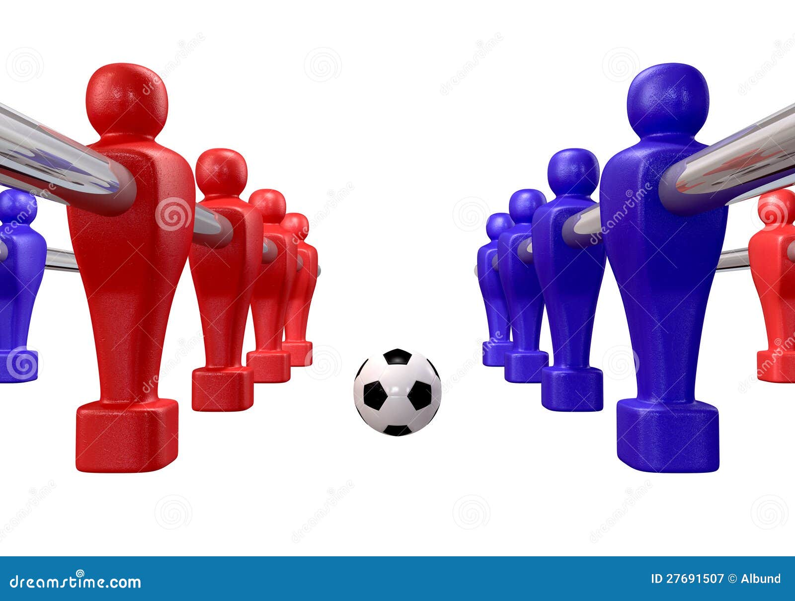 Saque De Centro De Foosball Aislado Stock de ilustración - Ilustración ...