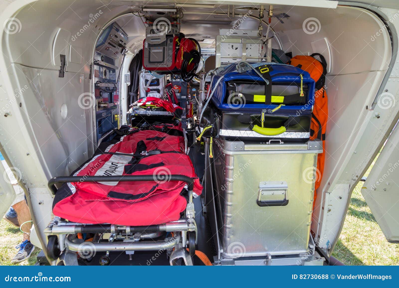 Helicopter Cab Interior Close Up Concept Of Private Or Business ...