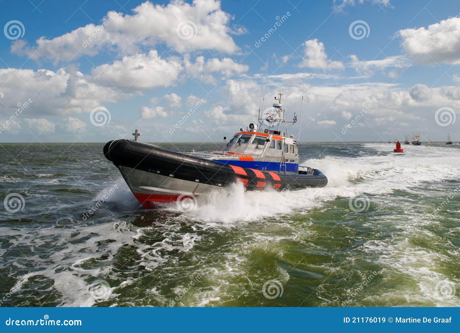 SAR rescue boat at sea stock image. Image of protection - 21176019