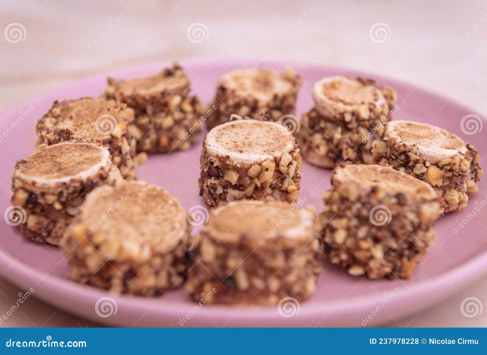 Sarah Bernhardt cake stock photo. Image of pink, vertical - 237978228
