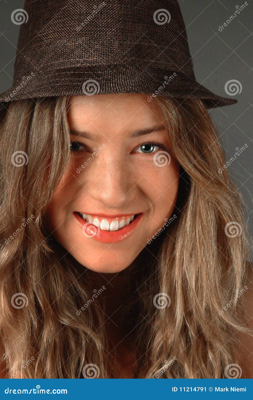 Sarah With A Smile And A Hat Royalty-Free Stock Photography ...