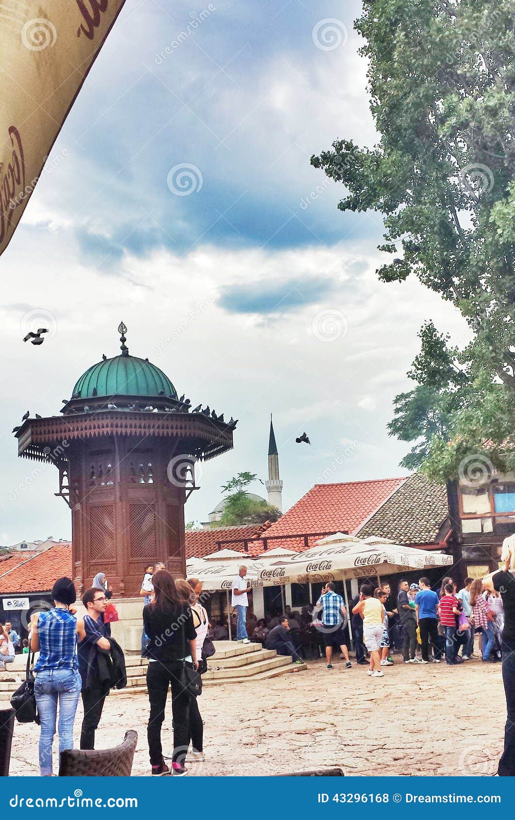 Sarajevo editorial stock photo. Image of sebilj, sarajevo - 43296168