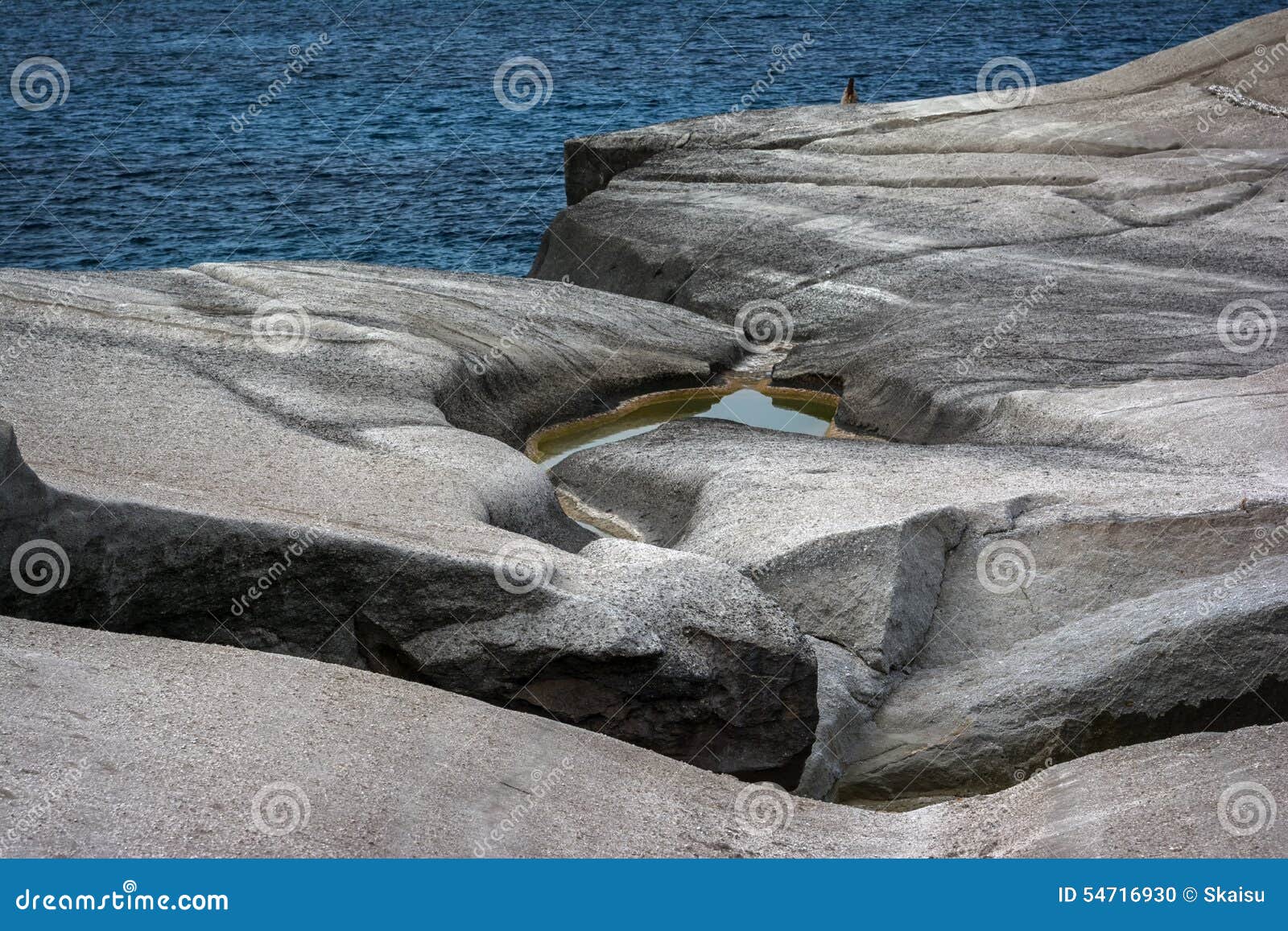 Sarakiniko Moonscape - Milos, Greece Stock Photo - Image of ...