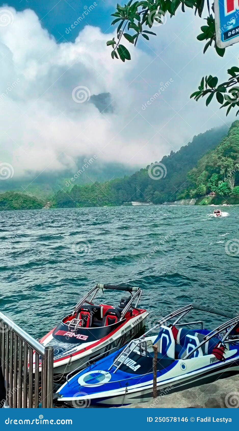 The Sarangan Lake in Magetan City. East Java. Indonesia Editorial Photo ...