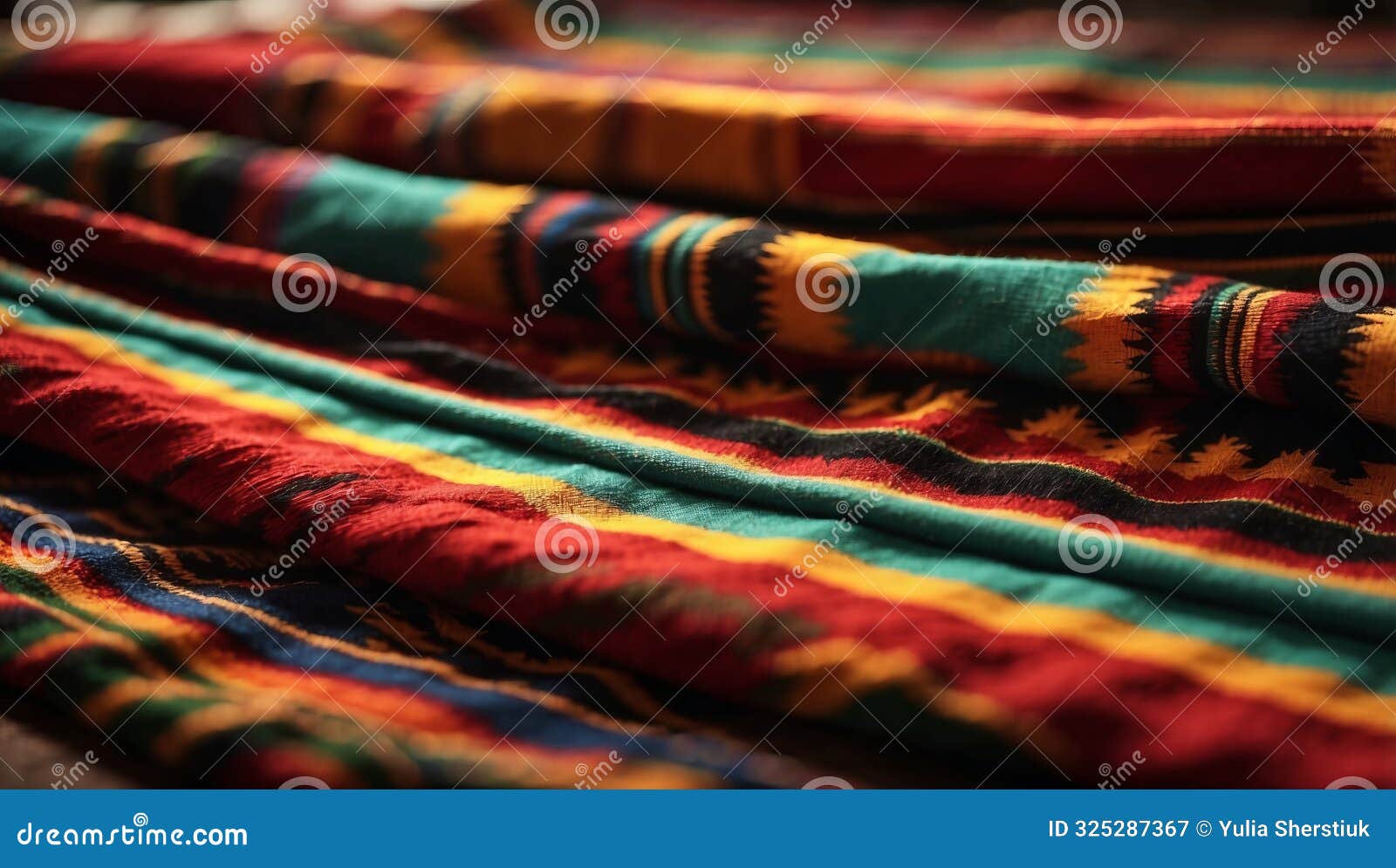Sarape Zarape or Jorongo - Traditional Mexican Cloth. Stock Image ...
