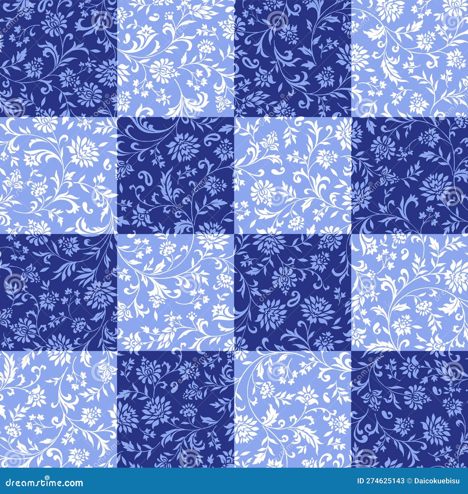 Beautiful and Seamless Chintz Pattern, Stock Vector - Illustration of ...