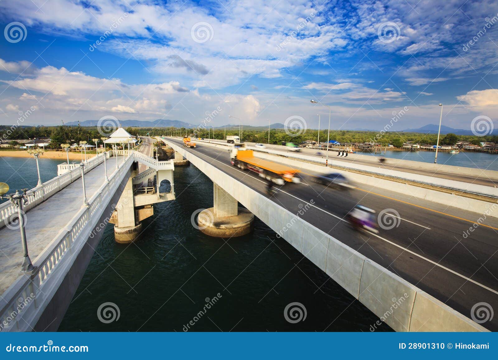 Sarasin Bridge stock photo. Image of scenic, phuket, background - 28901310