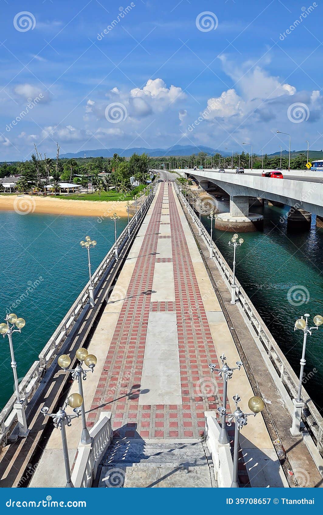 The Sarasin Bridge, Phuket Thailand Stock Image - Image of bridge ...