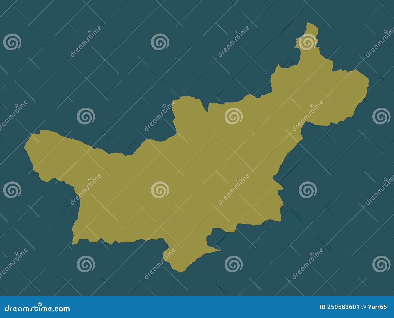 Saravan, Laos. Solid. No Legend Stock Illustration - Illustration of ...