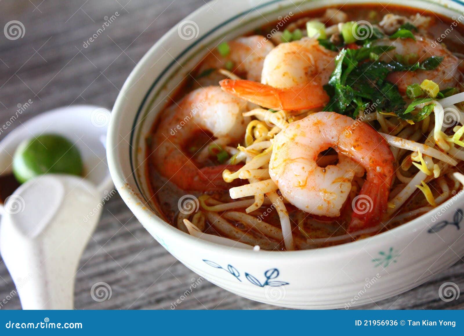 Sarawak Laksa stock photo. Image of delicious, homemade - 21956936