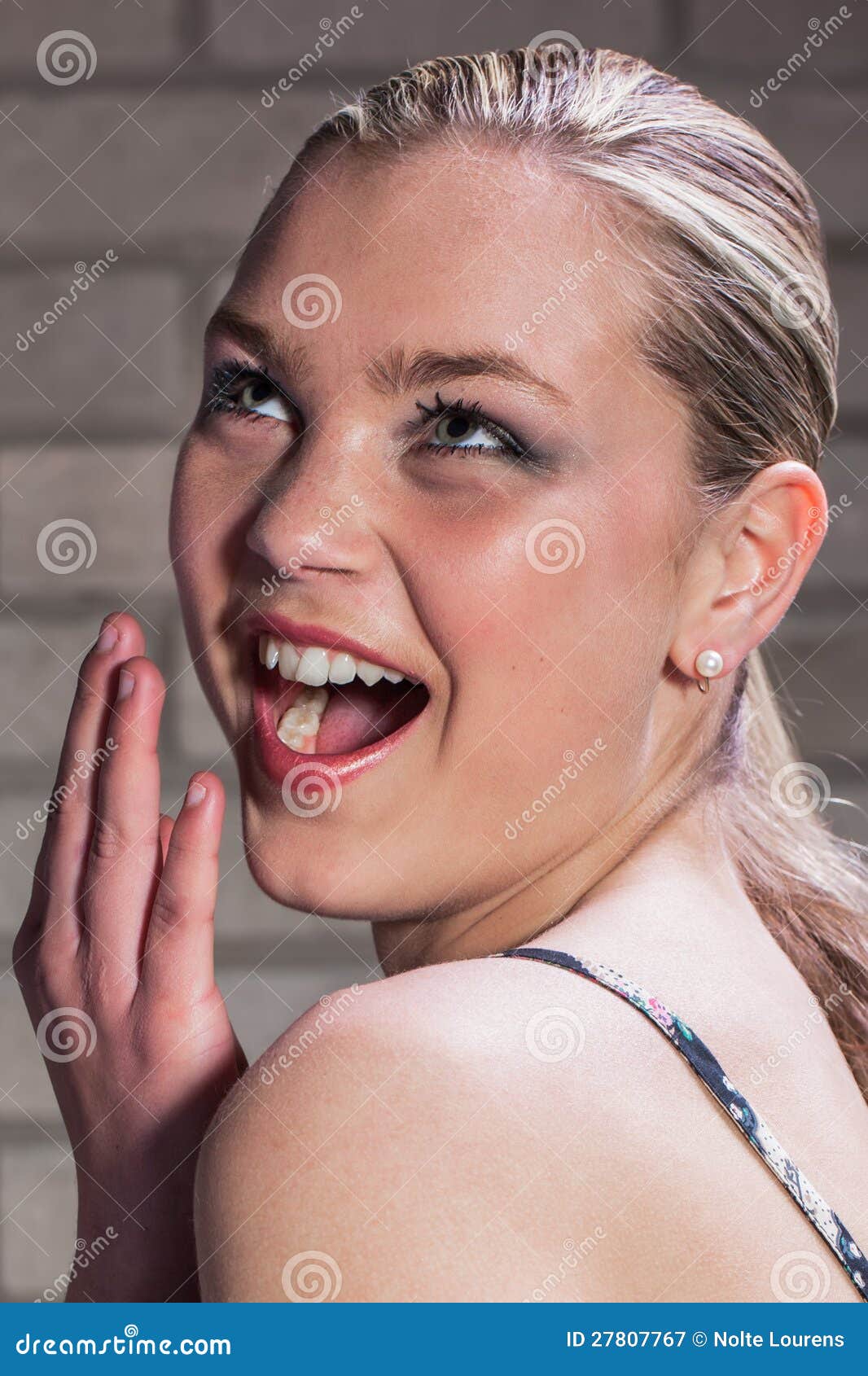 Sarcasm stock image. Image of black, beauty, portrait - 27807767