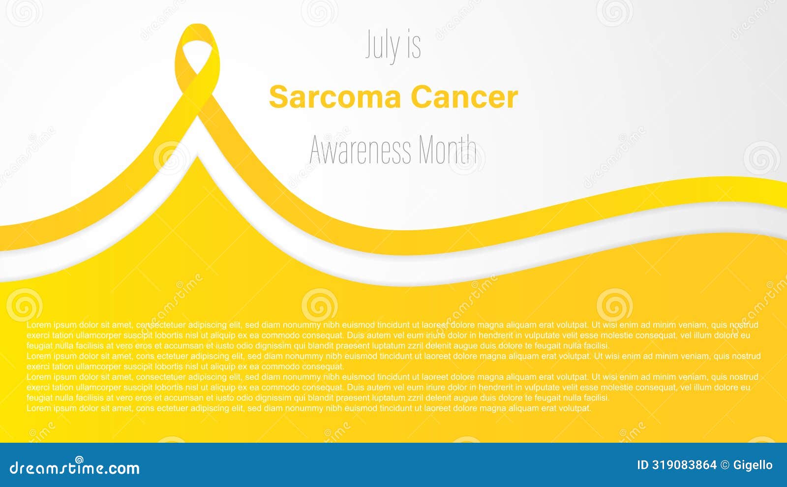 Sarcoma Cancer Awareness Month, Vector Illustration Stock Vector ...