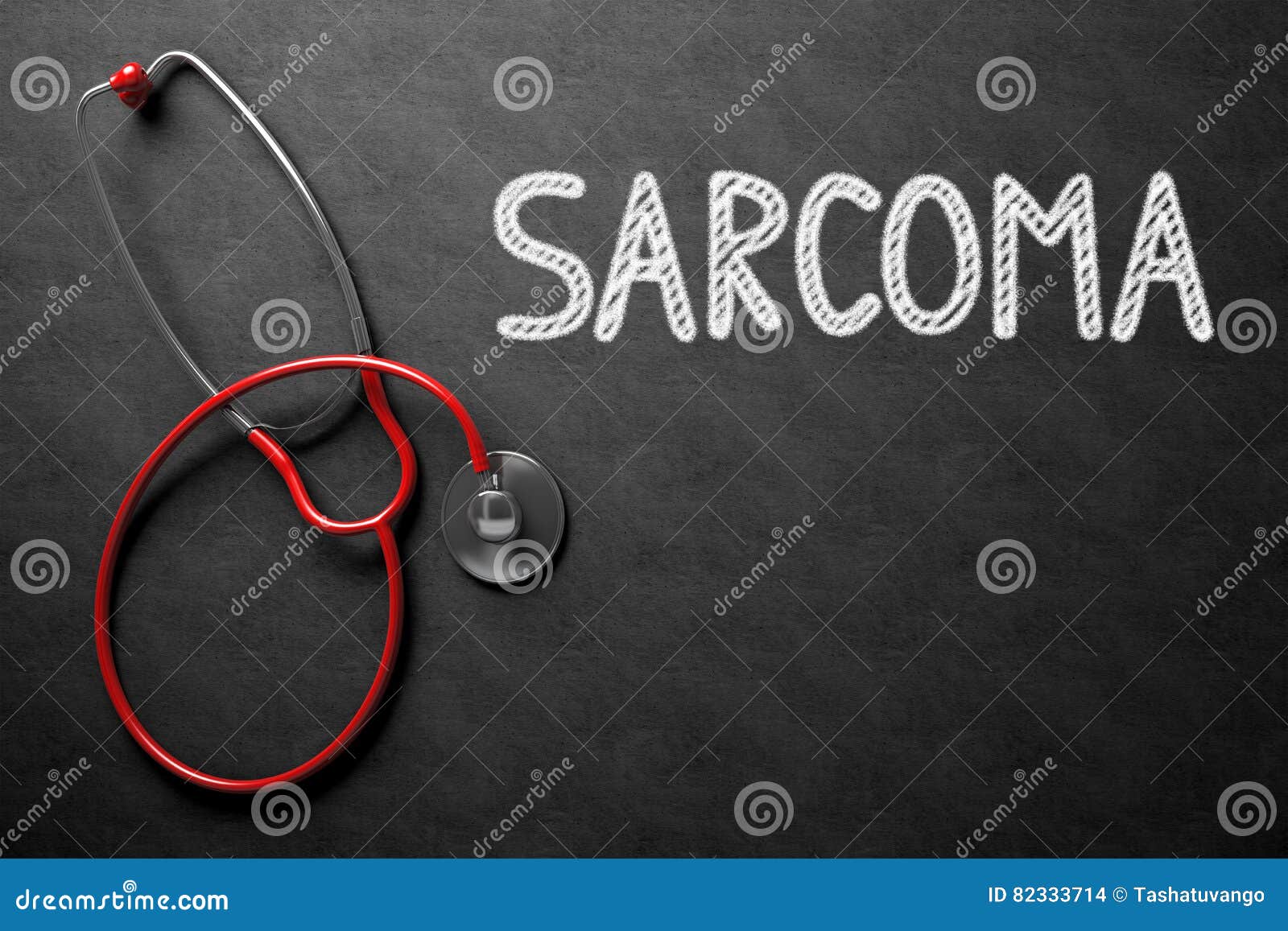 Sarcome - Texte Sur Le Tableau Illustration 3D Illustration Stock ...