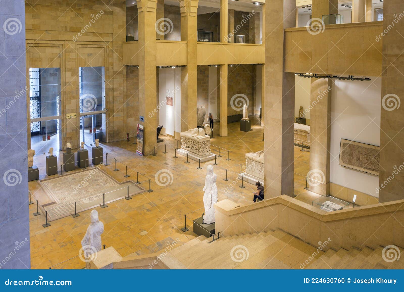 Sarcophagi And Mosaic Of The Seven Wise Men In Display In Beirut ... Sarcophagi And Mosaic Of The Seven Wise Men In Display In Beirut ...