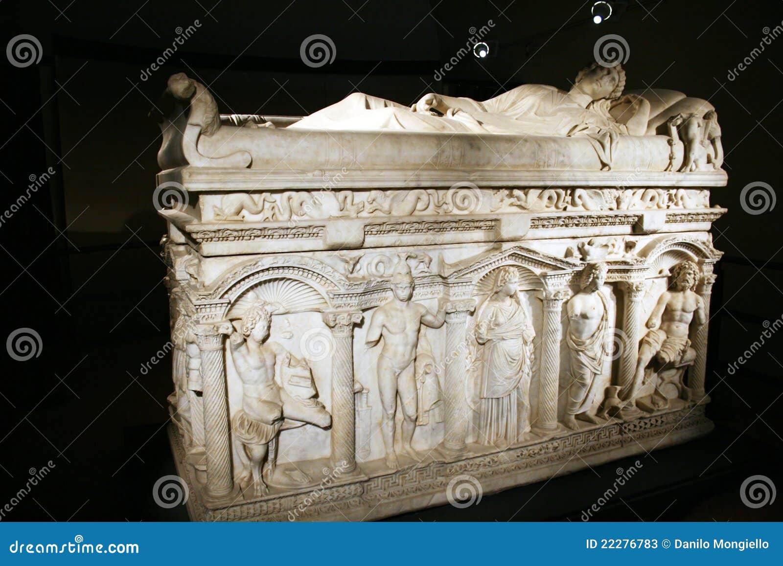 Sarcophagus of rapolla editorial stock photo. Image of basilicata ...