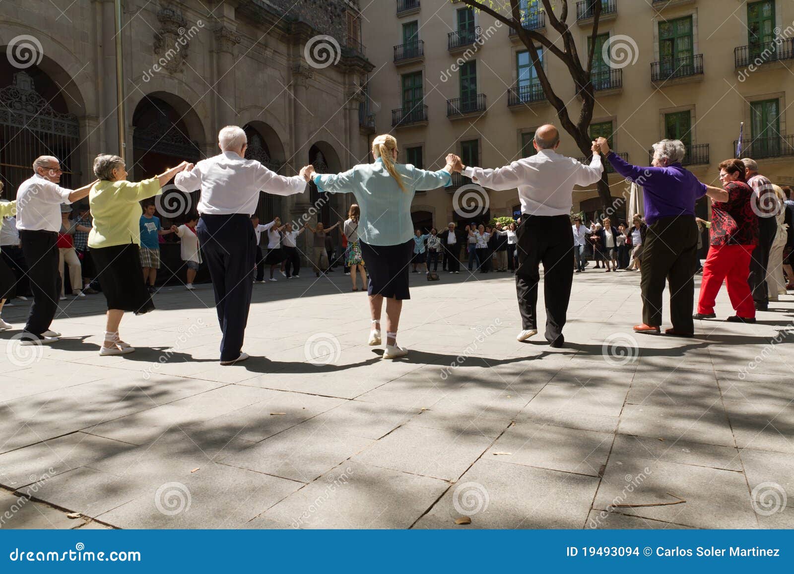 The Sardana Catalan editorial stock image. Image of mediterranean ...