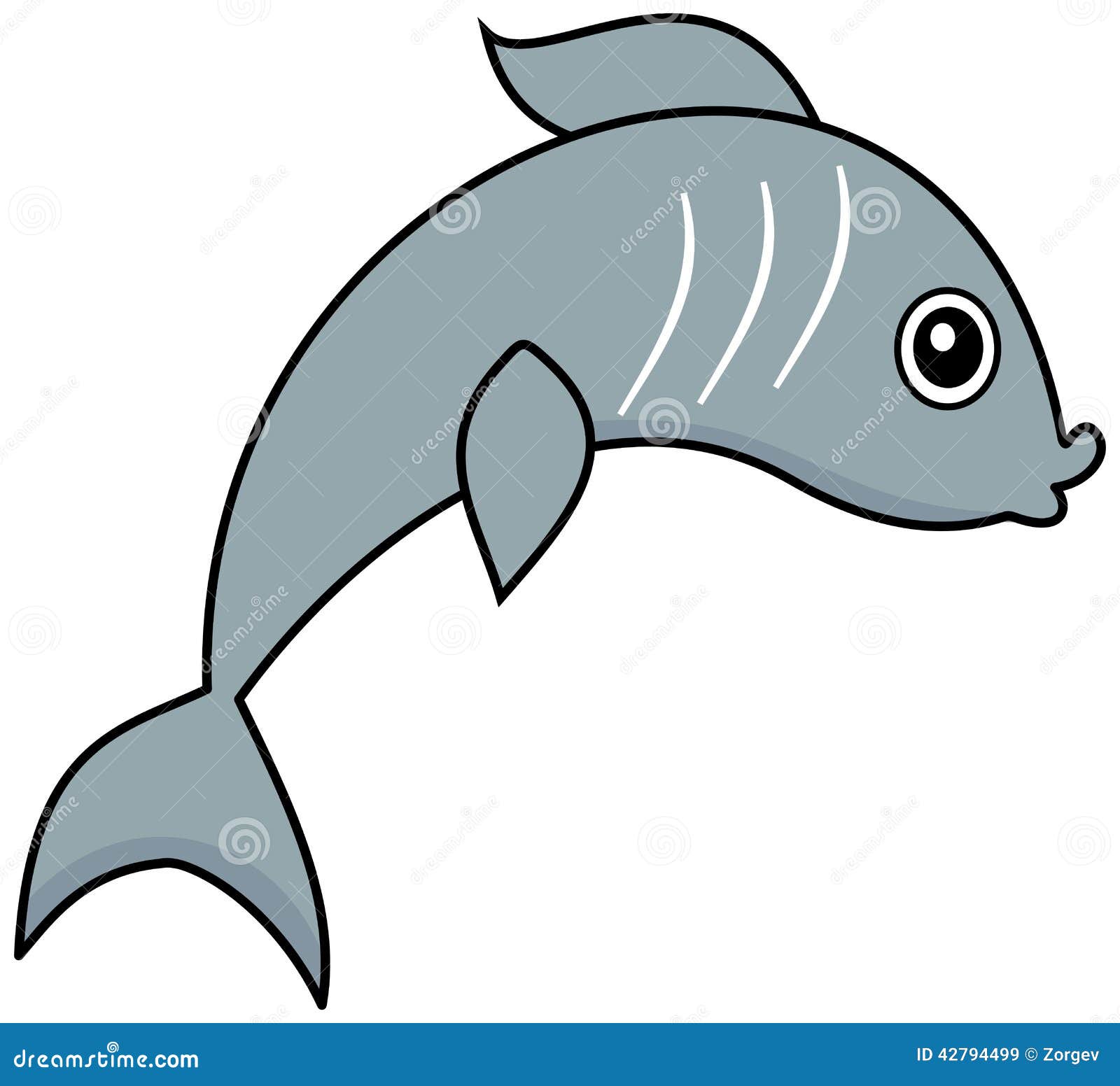 A sardine grey stock illustration. Illustration of pilchard - 42794499