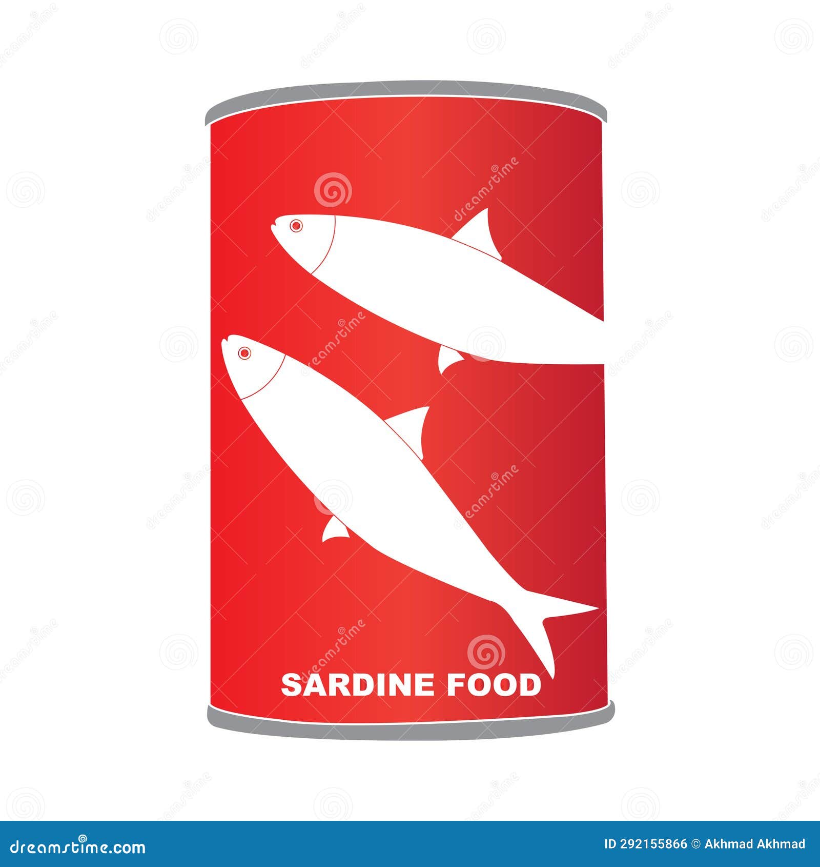 Sardines, canned fish icon stock illustration. Illustration of sardine ...