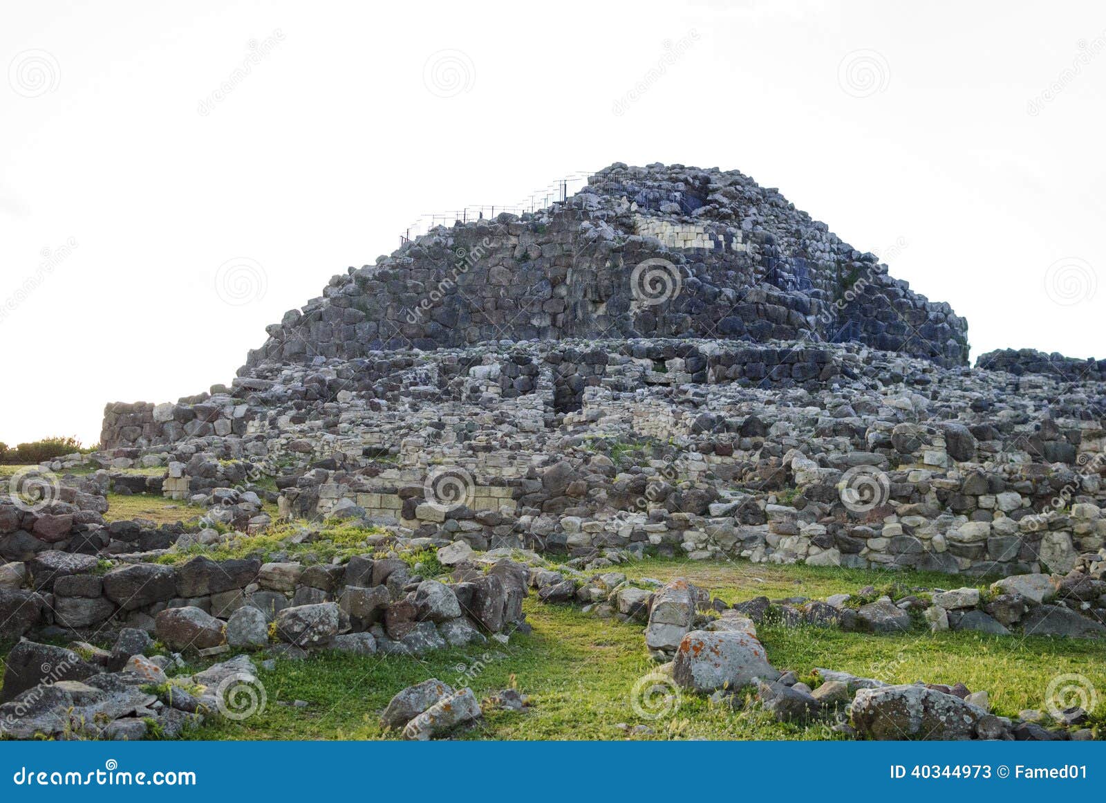 Sardinia. Impressive Complex Nuraghe of Barumini Stock Image - Image of ...