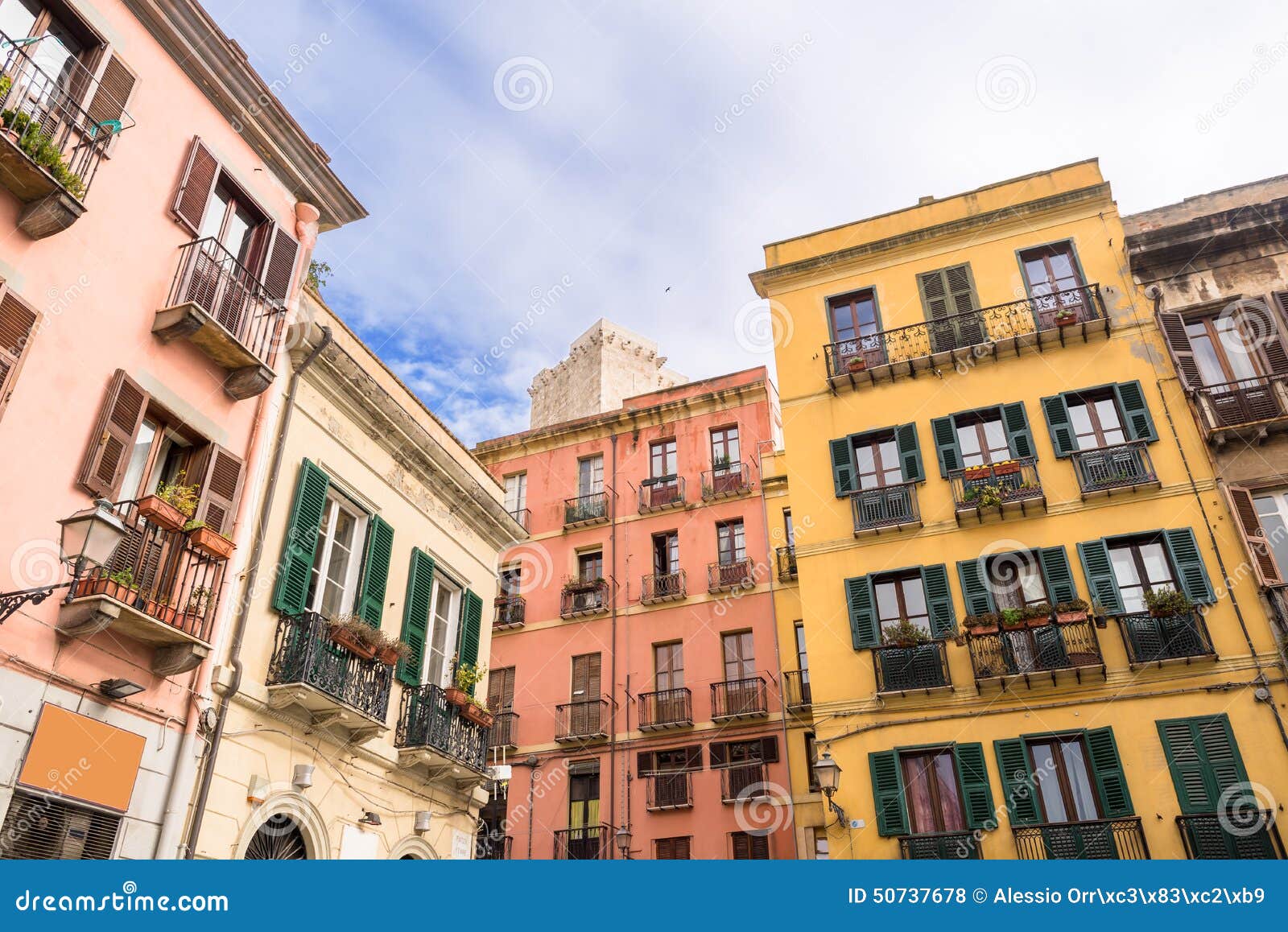 Sardinia, Cagliari city stock photo. Image of sardegna - 50737678