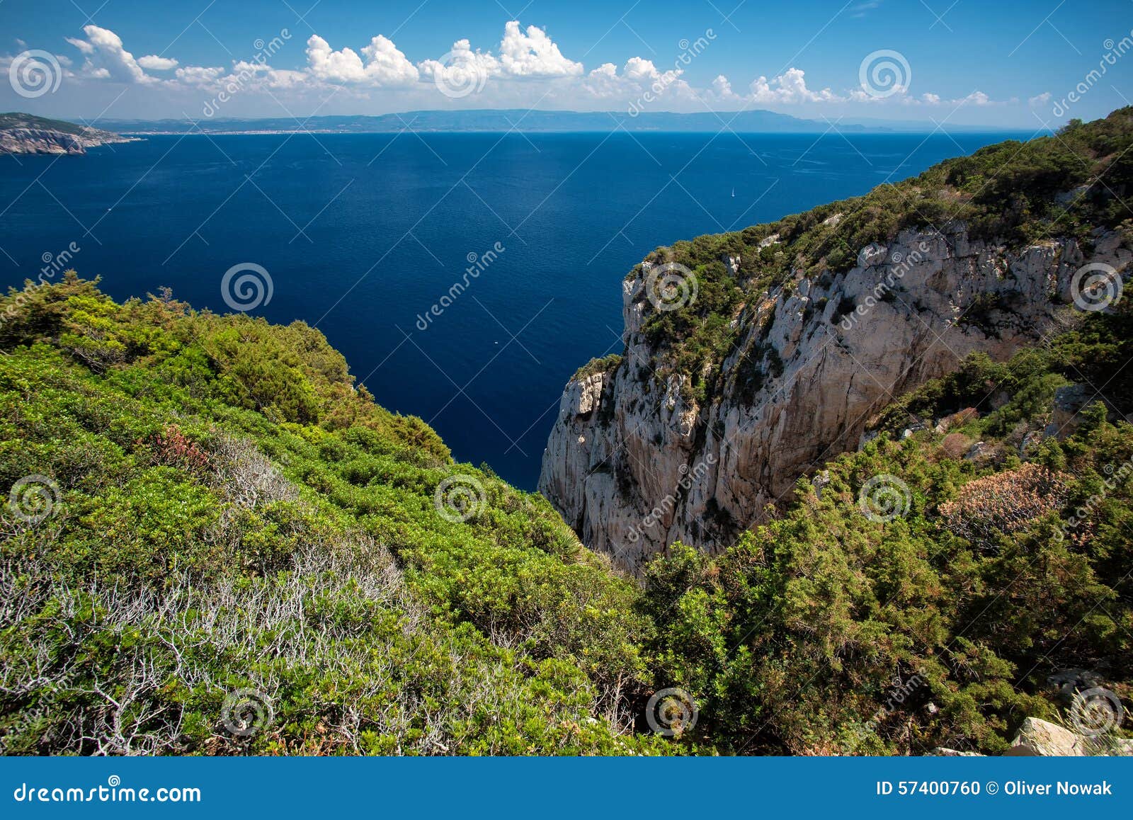 Sardinia stock photo. Image of cliffs, coast, copse, hills - 57400760