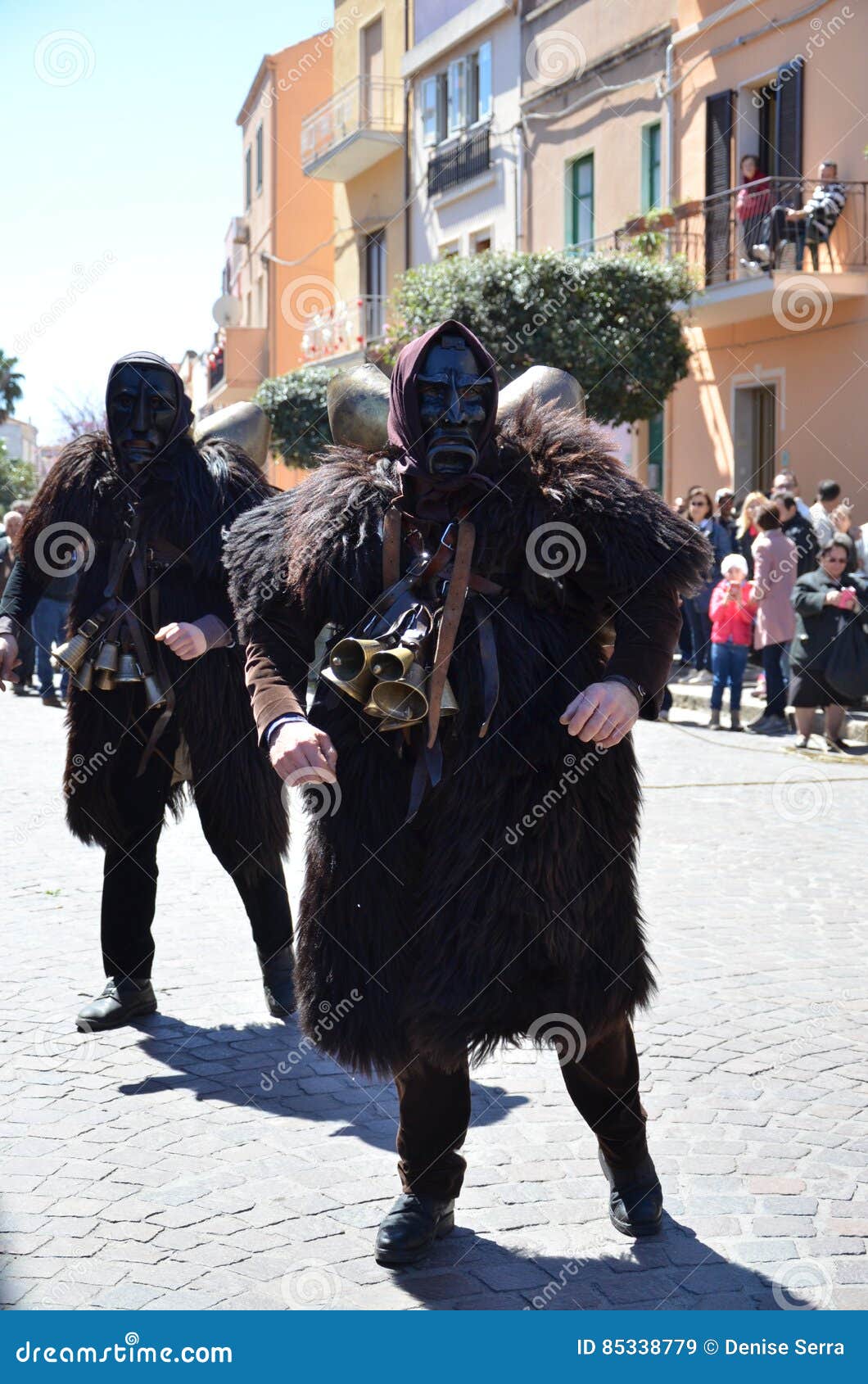 Sardinia, Italy: Mamuthones Editorial Stock Image - Image of history ...
