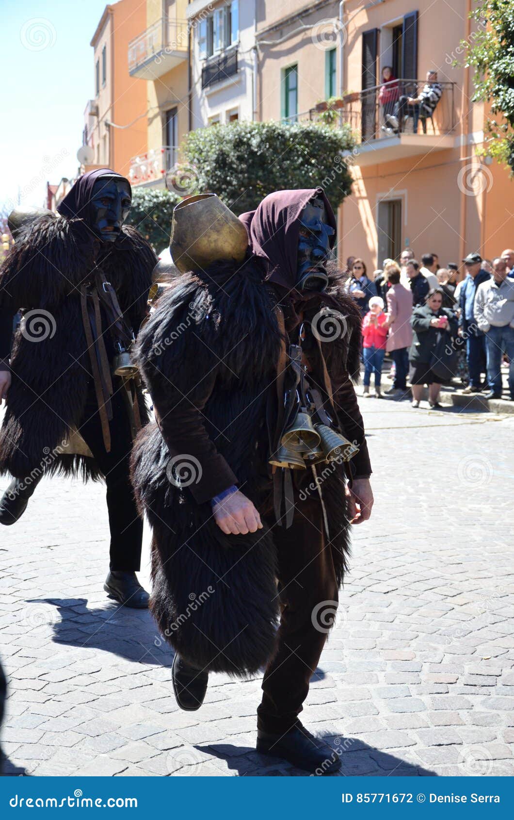 Sardinia, Italy: Mamuthones Editorial Photography - Image of brown ...