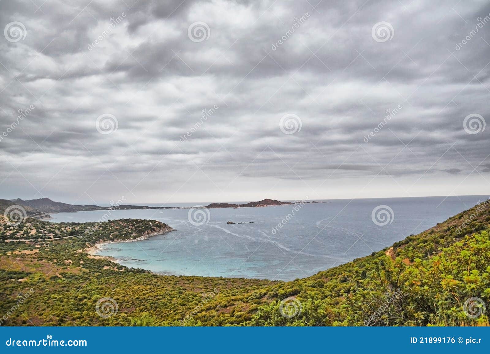 Sardinia Landscape - Italy (HDR) Stock Photo - Image of generic, cloudy ...