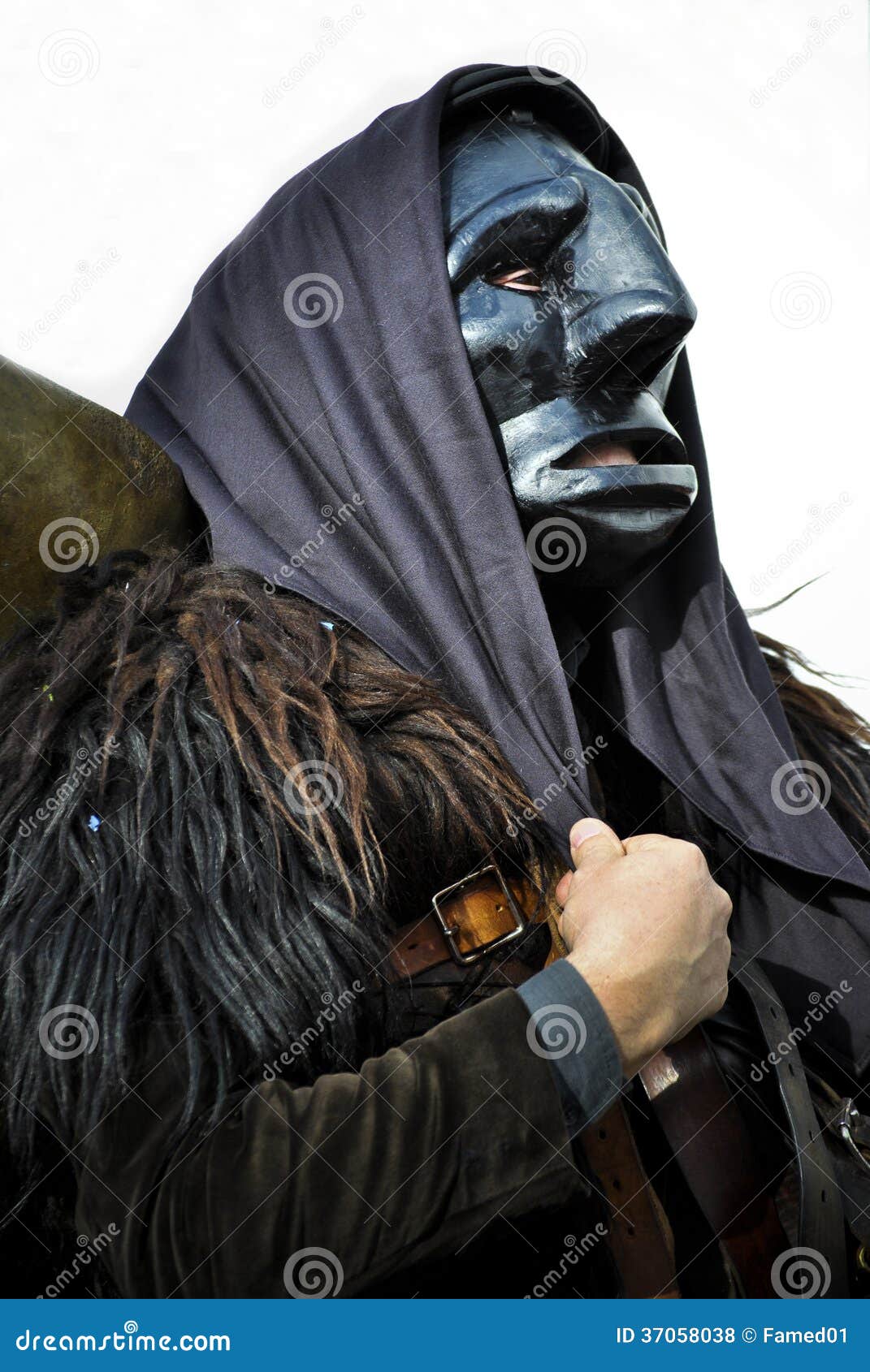 Sardinia. Mamuthone mask stock photo. Image of carnival - 37058038