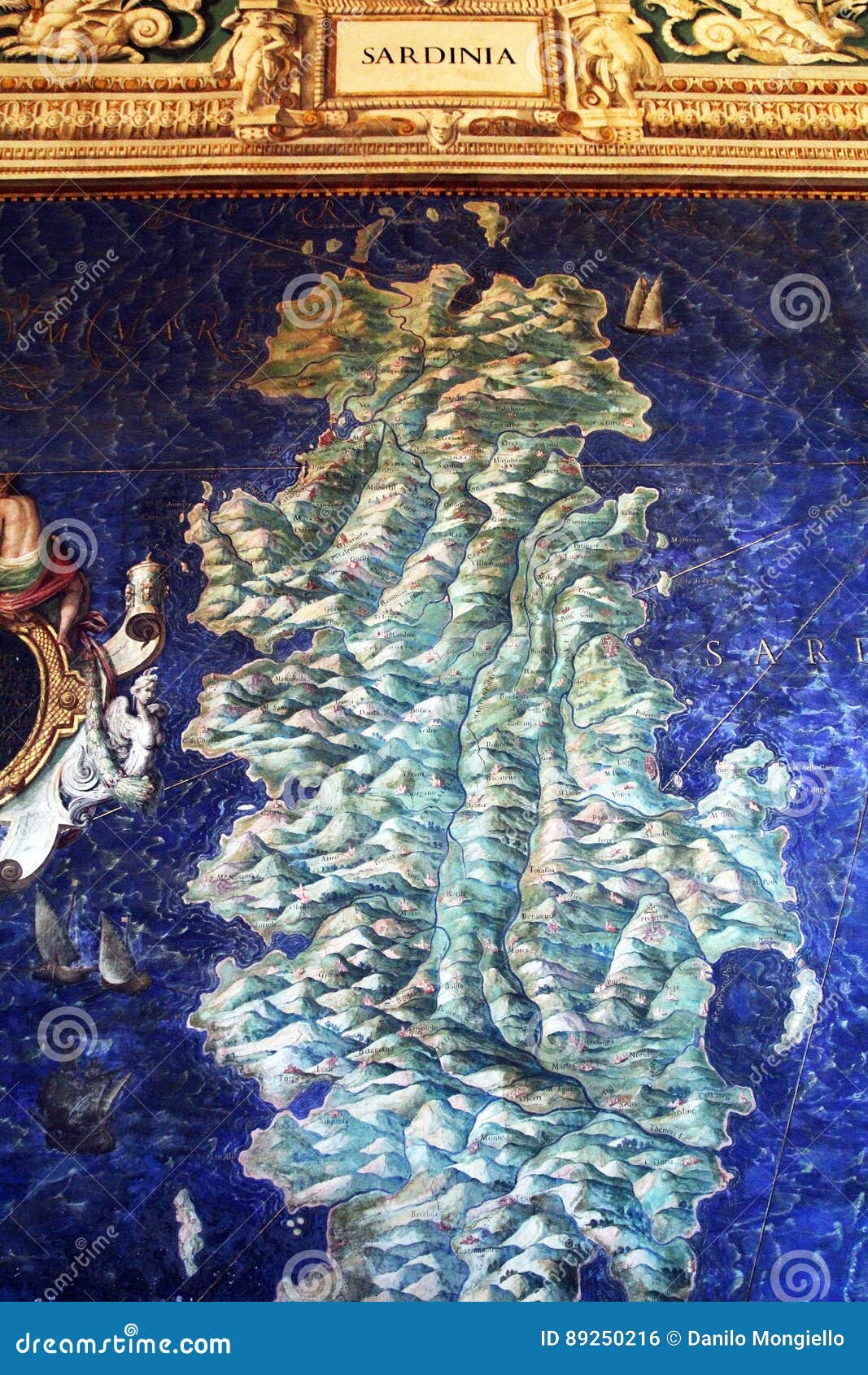 Sardinia map editorial photo. Image of europe, cultural - 89250216