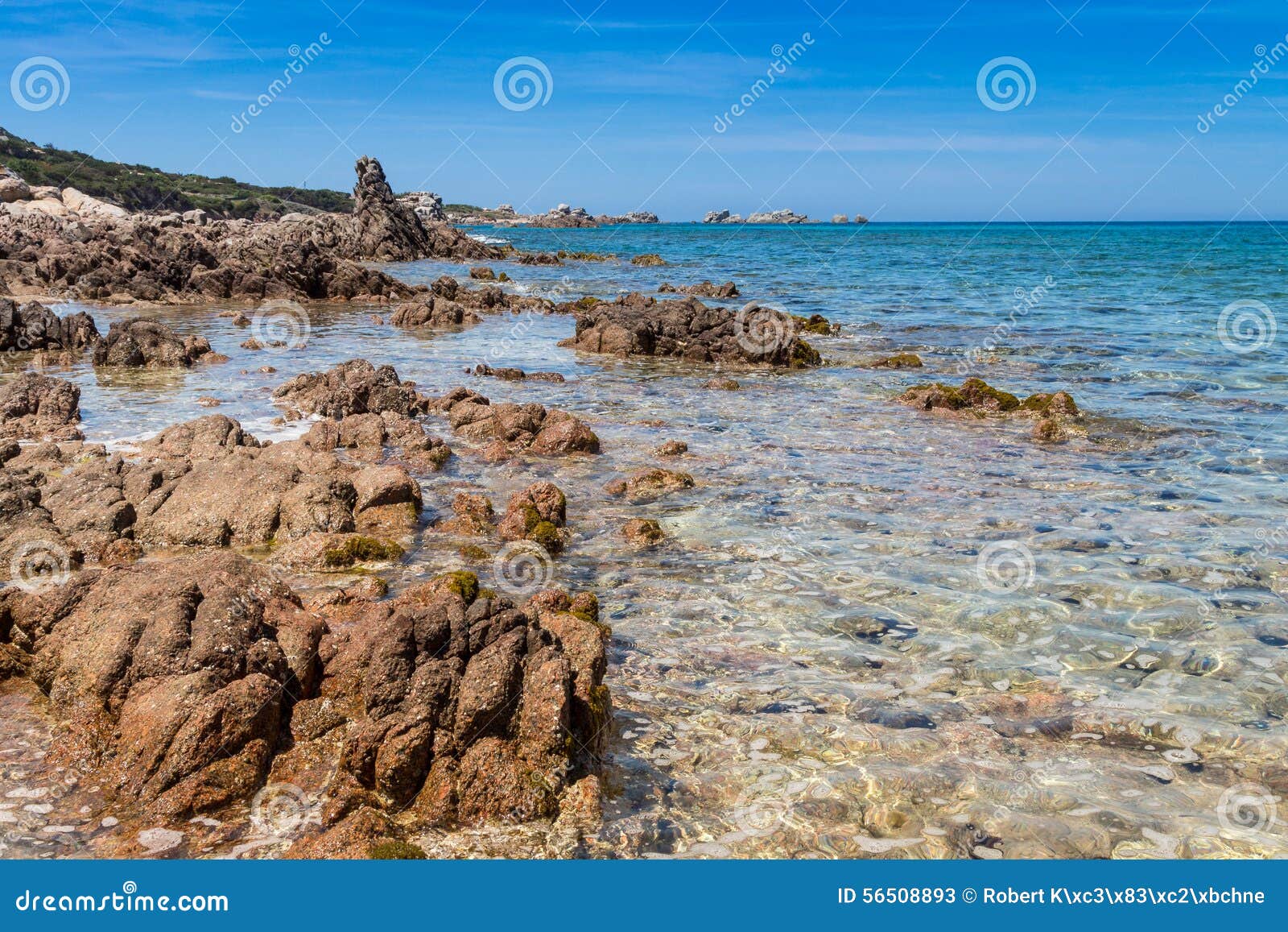 Sardinia Stone Beach stock image. Image of italy, outdoor - 56508893