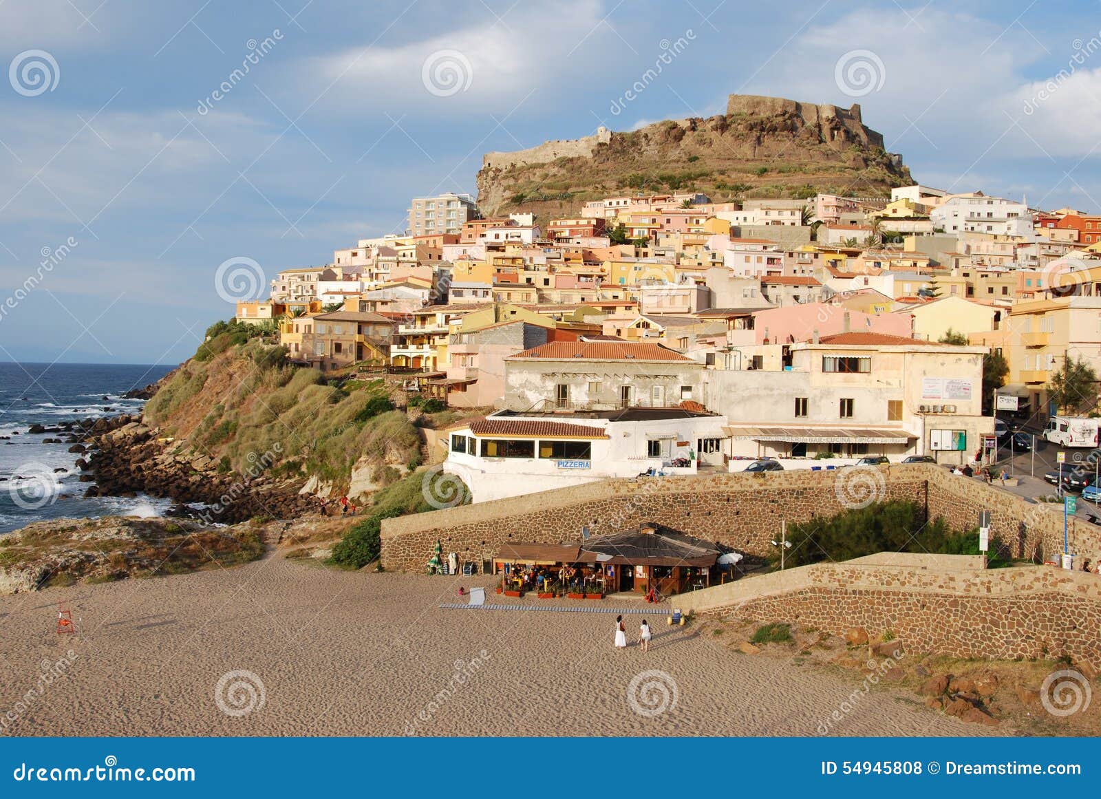 Sardinia stock photo. Image of beach, castelsardo, city - 54945808