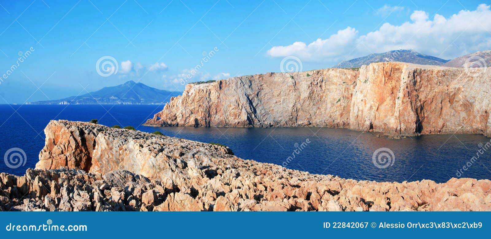 Sardinian cliffs stock image. Image of tourism, trip - 22842067
