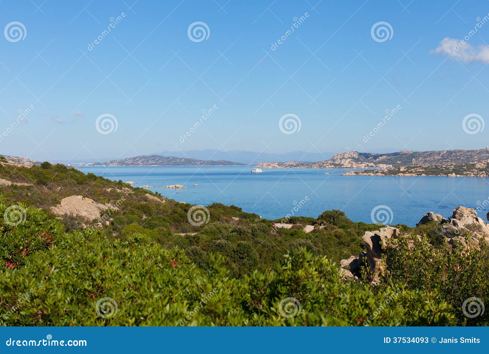 Sardinian landscape. stock image. Image of holiday, island - 37534093