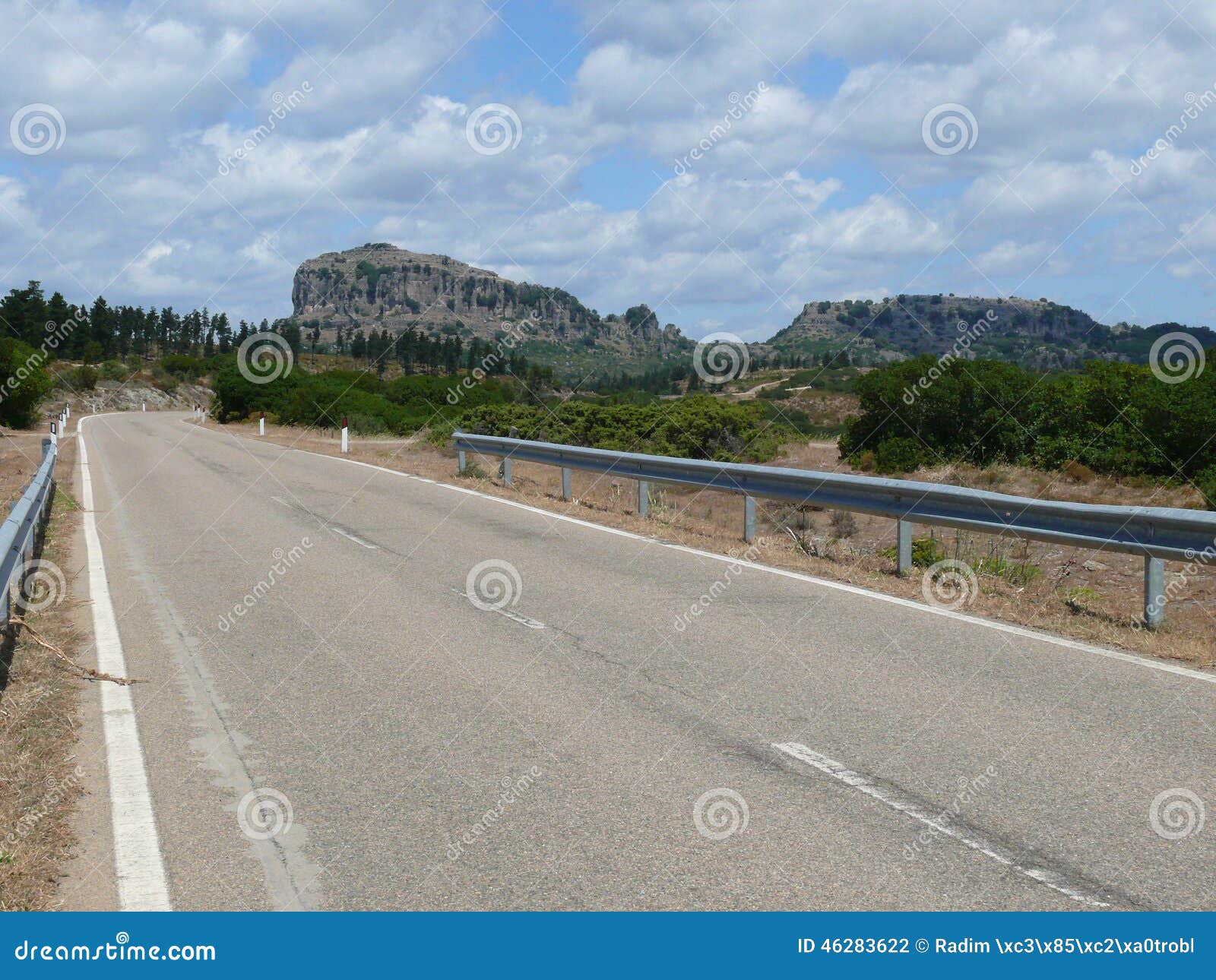 Sardinian landscape stock photo. Image of mountains, blue - 46283622