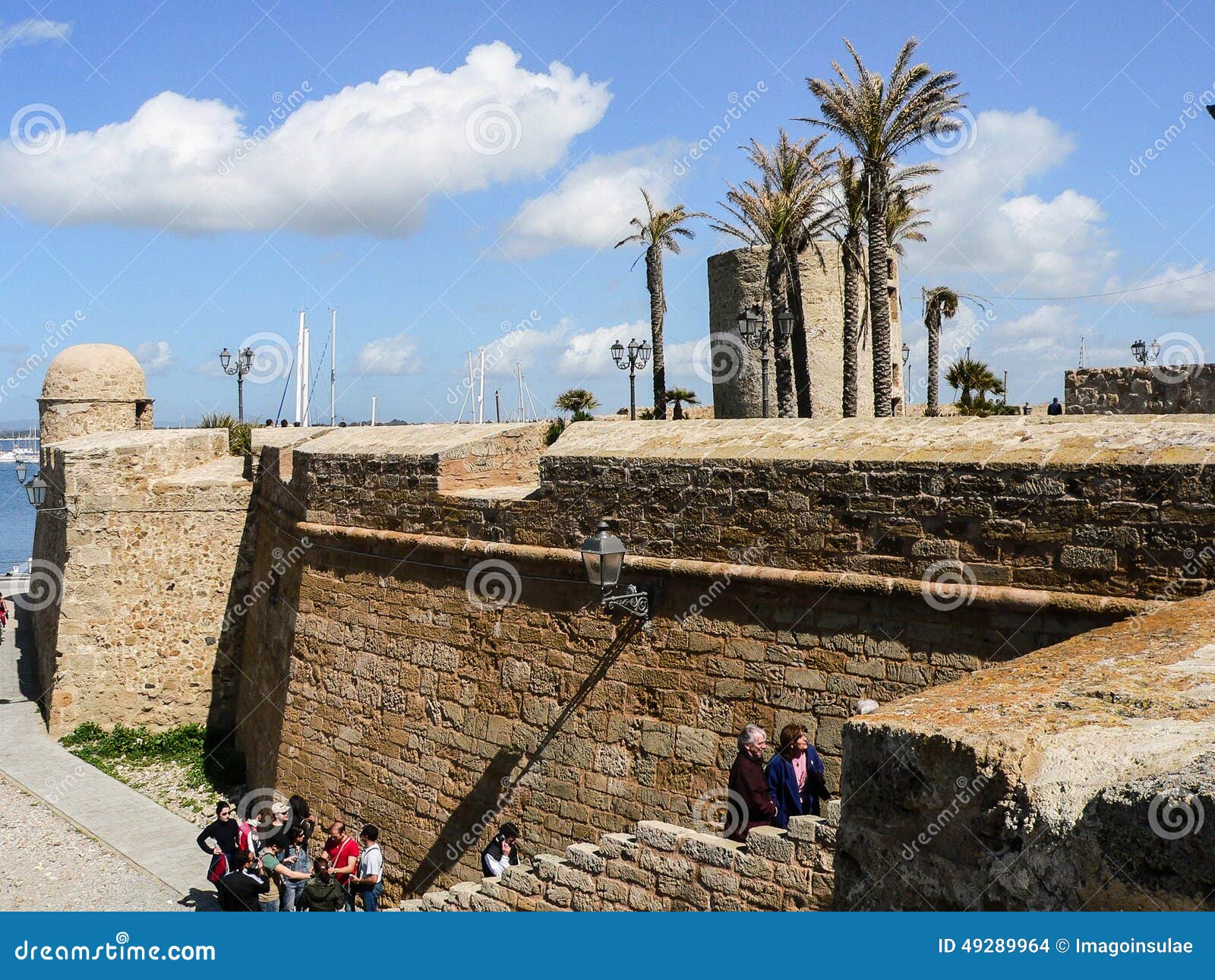 Sardinien Alghero - L'Alguer Redaktionelles Stockbild - Bild von ...