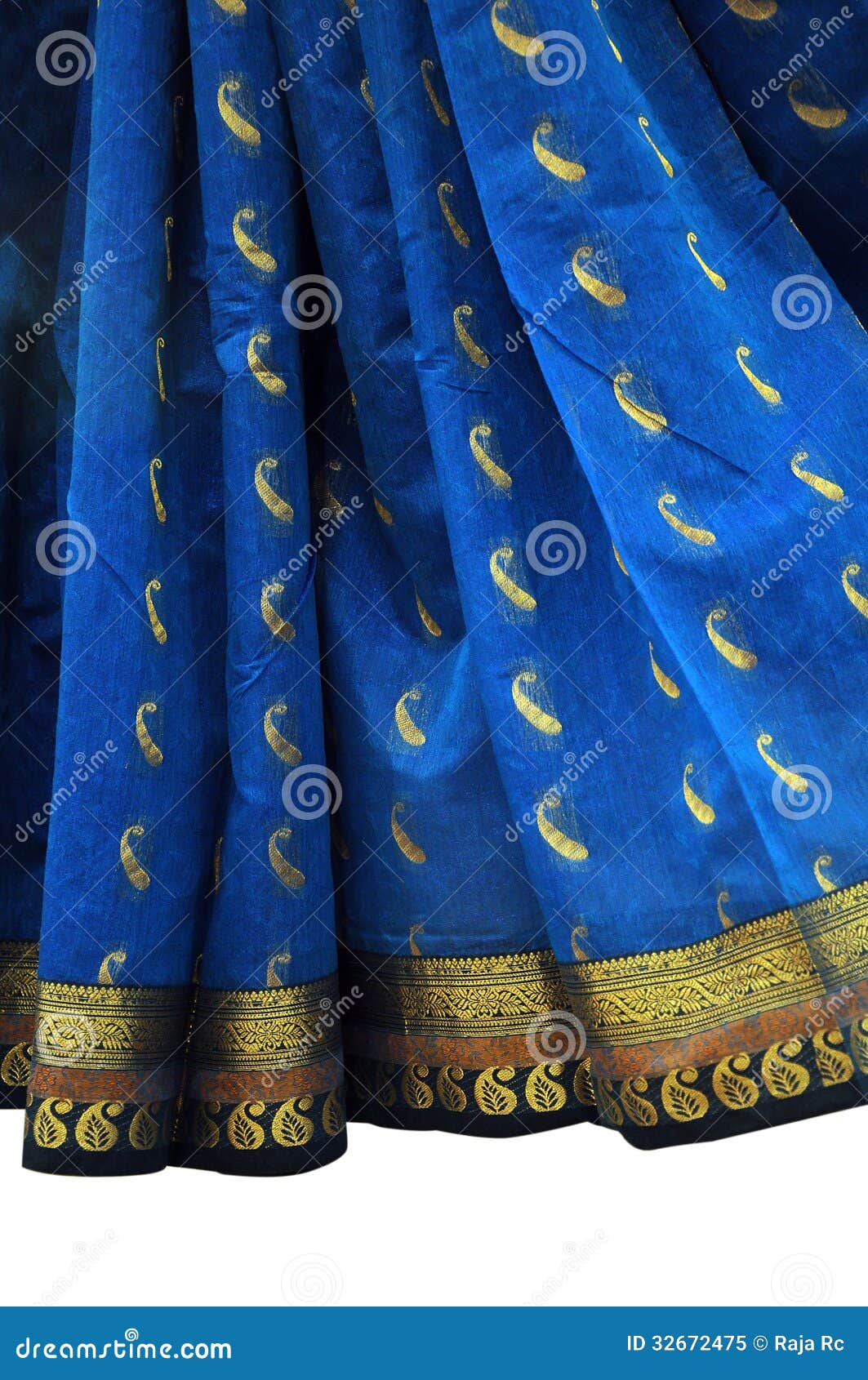 Saree design border stock image. Image of golden, folding - 32672475