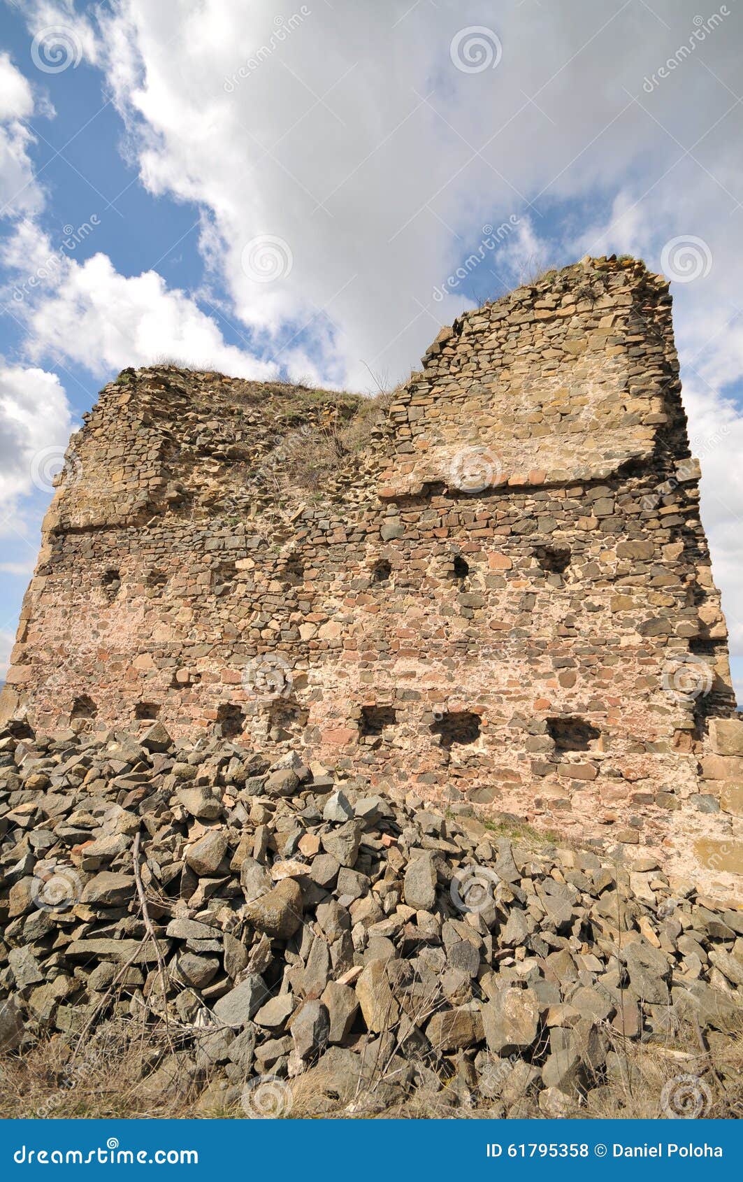 Saris castle stock photo. Image of plateau, archaeology - 61795358