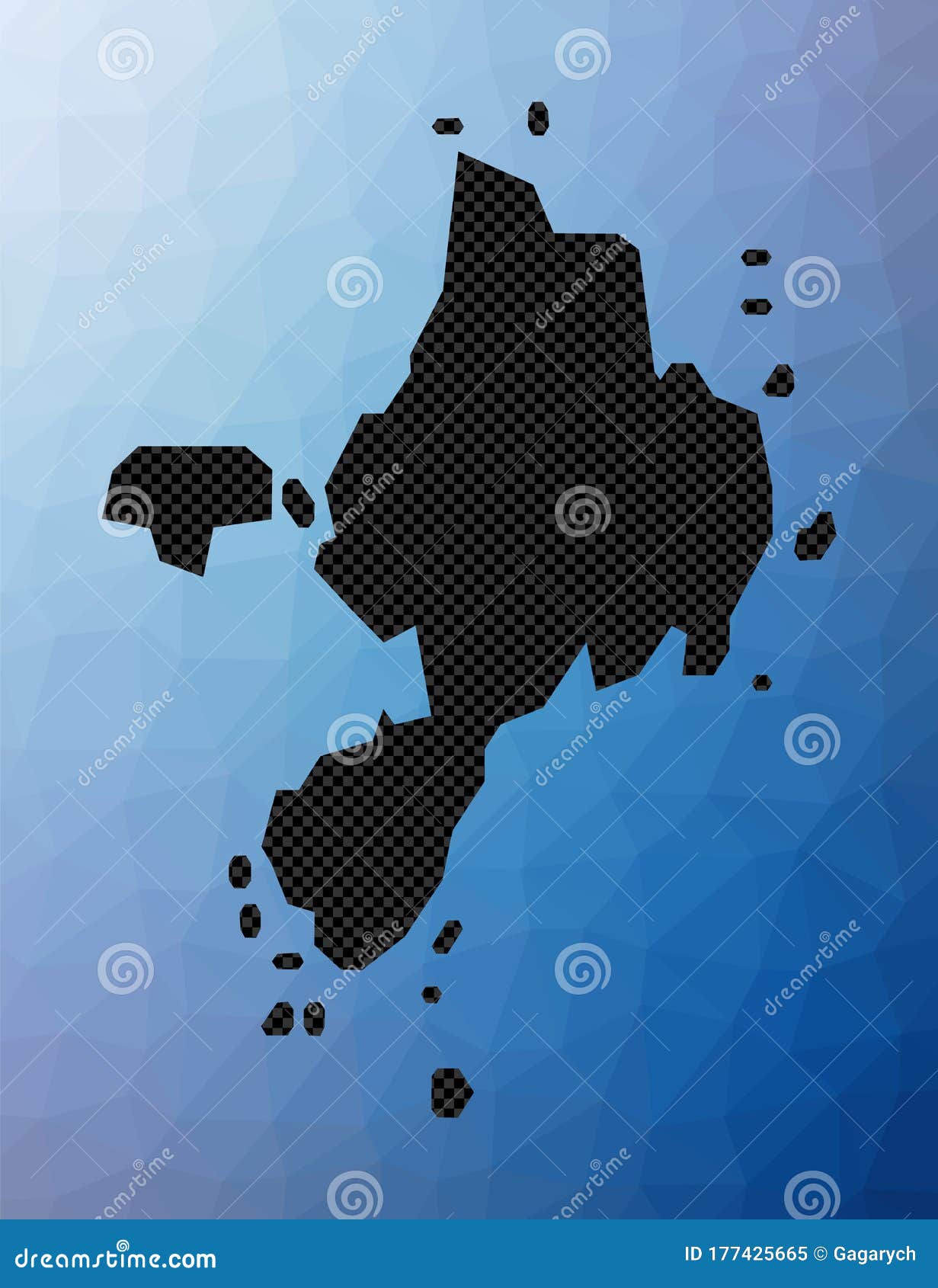 Sark geometric map. stock vector. Illustration of digital - 177425665