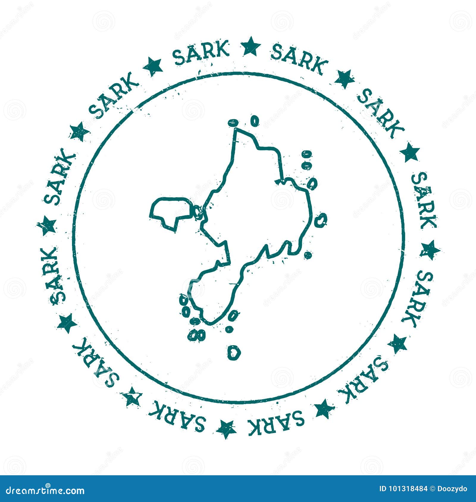 Sark vector map. stock vector. Illustration of explore - 101318484