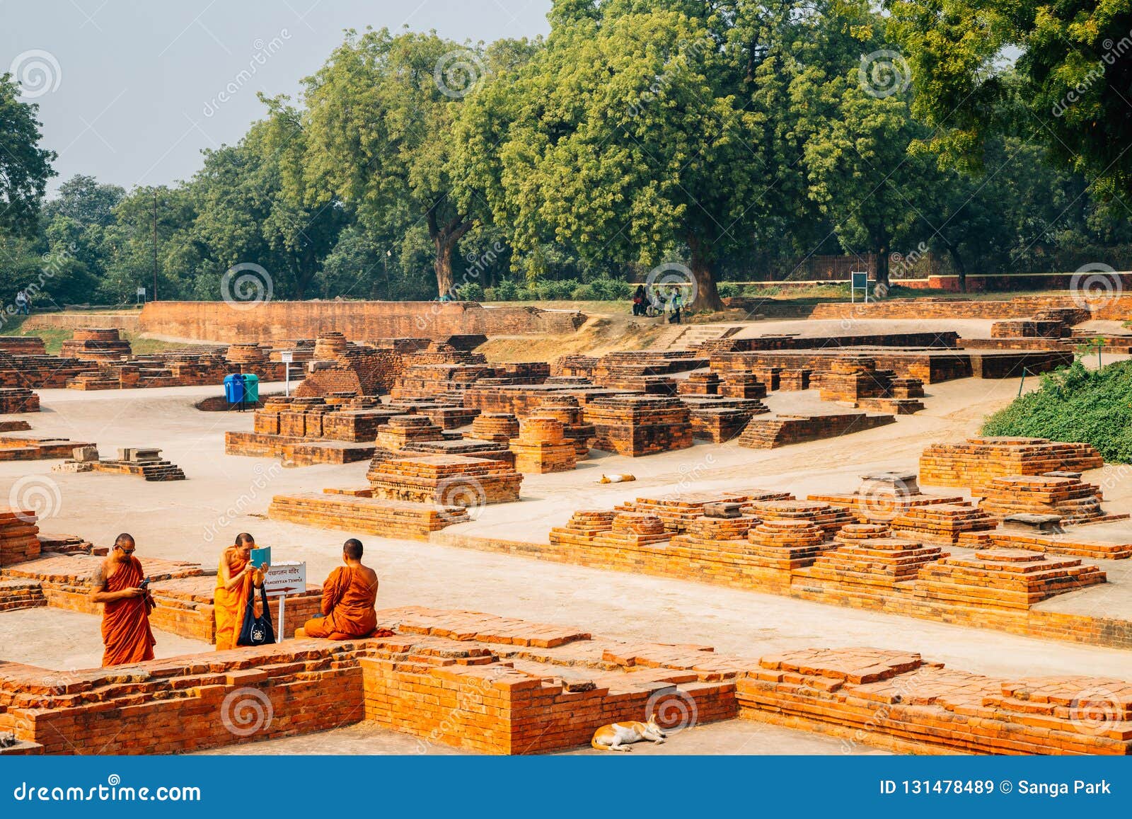 SARNATH RUINS Royalty-Free Stock Image | CartoonDealer.com #202370818