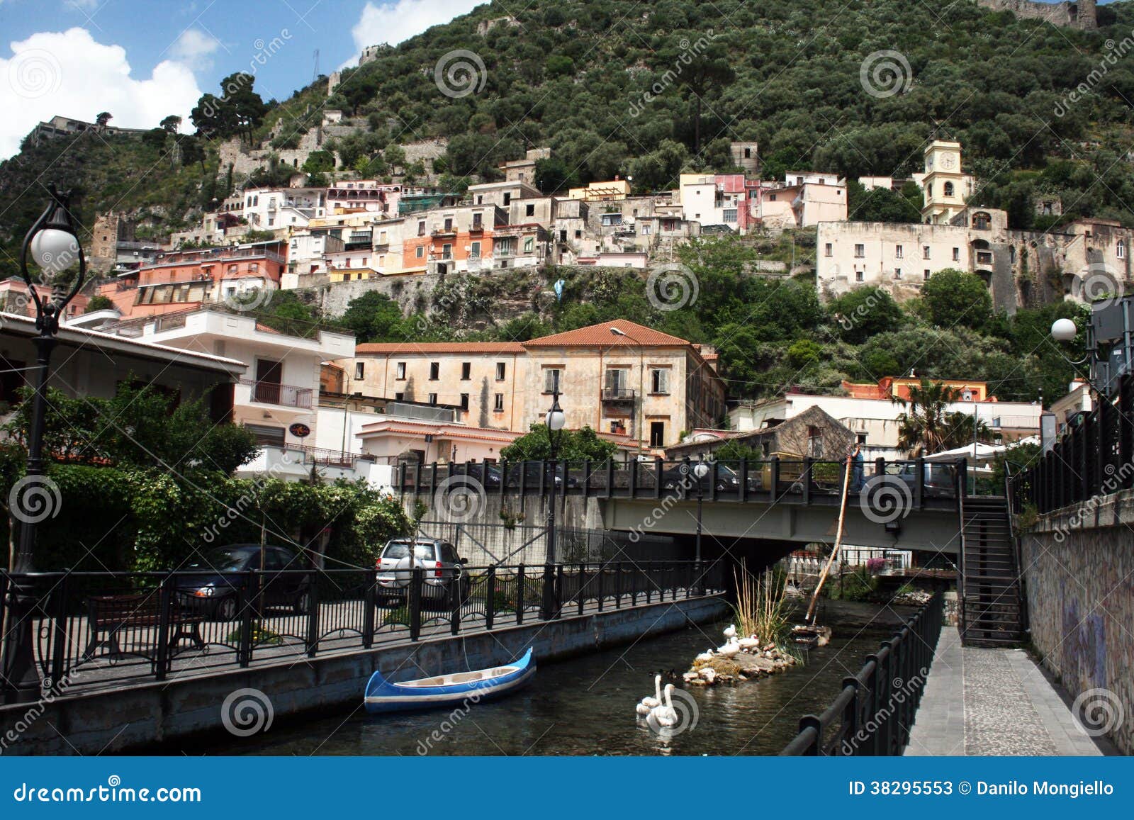 Sarno river stock image. Image of italy, river, travel - 38295553